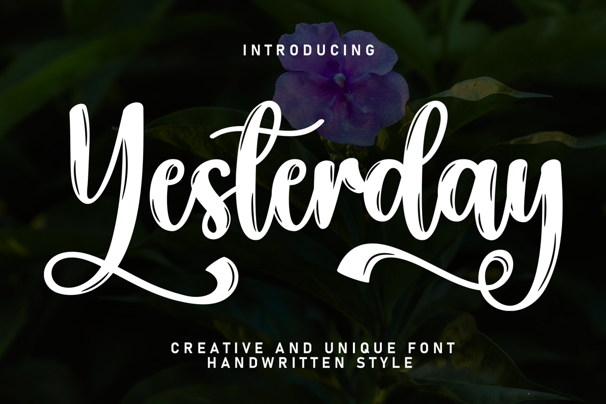 Yesterday Font | scratchones_creative | FontSpace