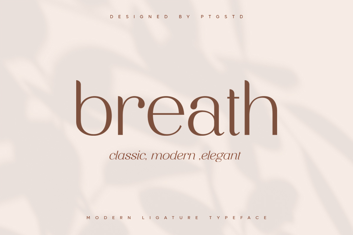 Breath Font | pentagonistudio | FontSpace