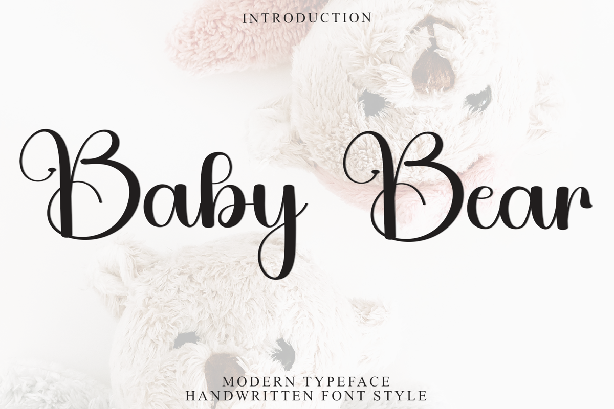 Baby Bear Font | FreshTypeINK | FontSpace