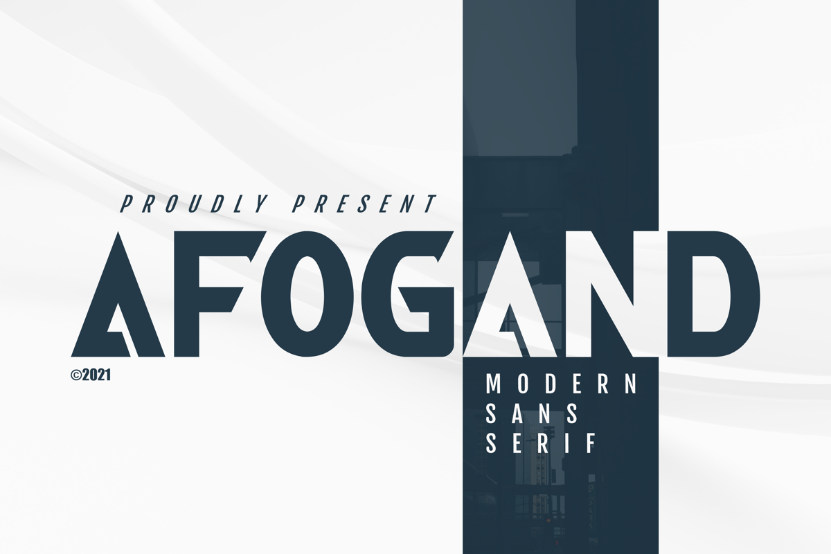 Afogand Font - Free Download