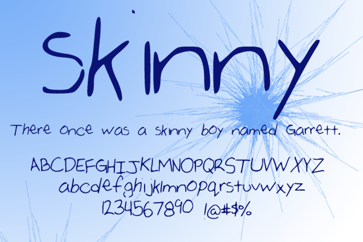 SKINNY Font - Free Download