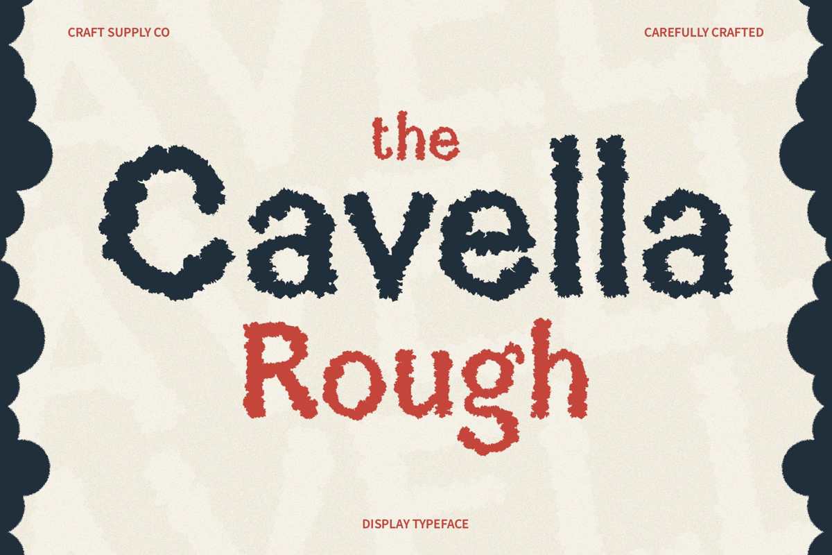 Cavella Rough Font - Free Download