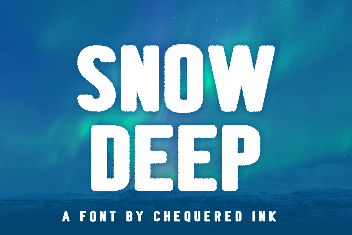 Snow Deep Font | Chequered Ink | FontSpace
