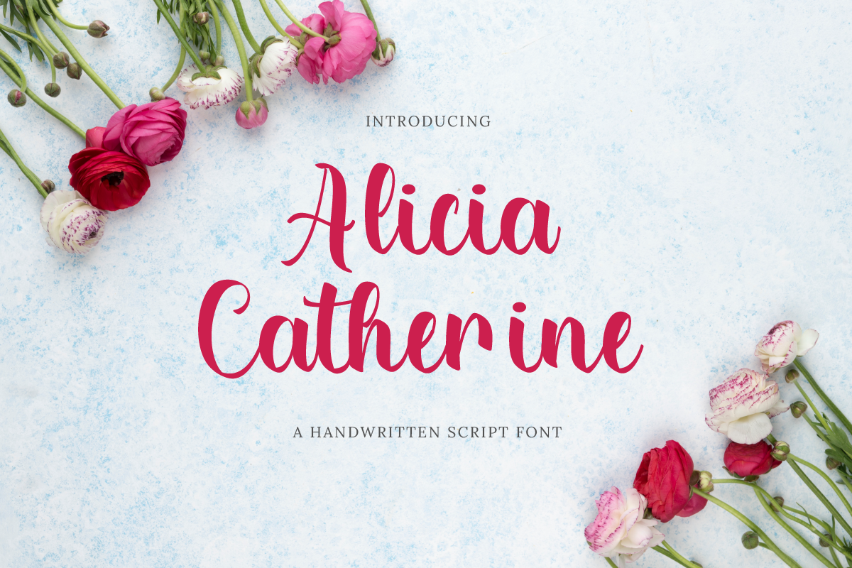 Alicia Catherine Font | Okara Studio | FontSpace