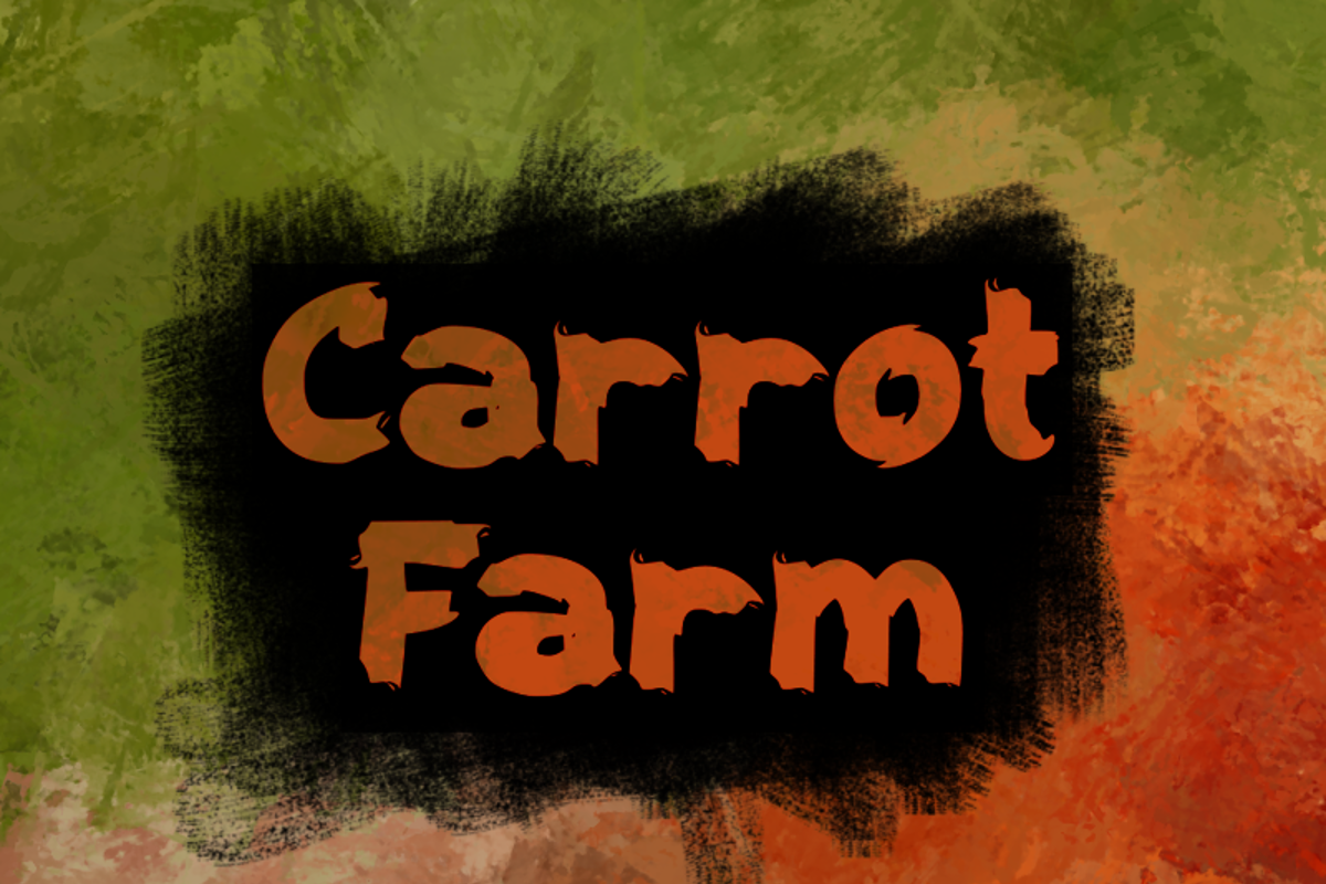 C Carrot Farm Font | wepfont | FontSpace