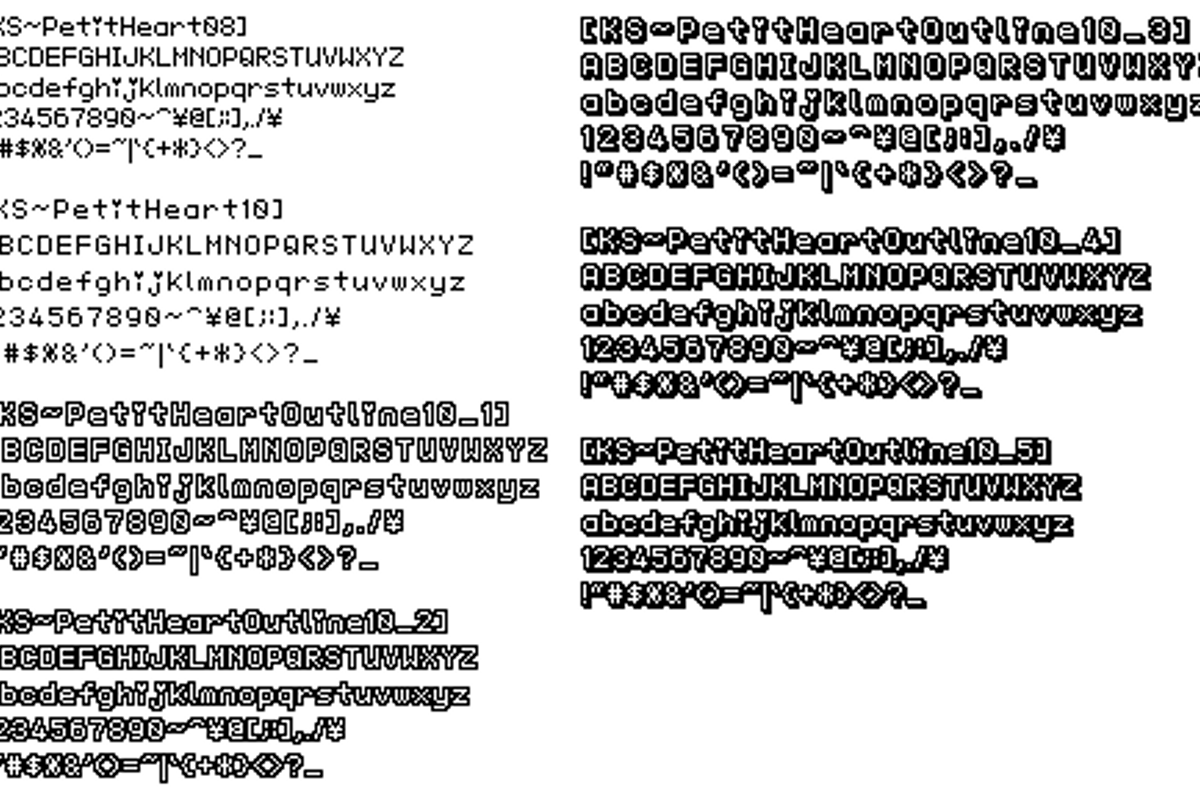 KS-PetitHeart Font - Free Download