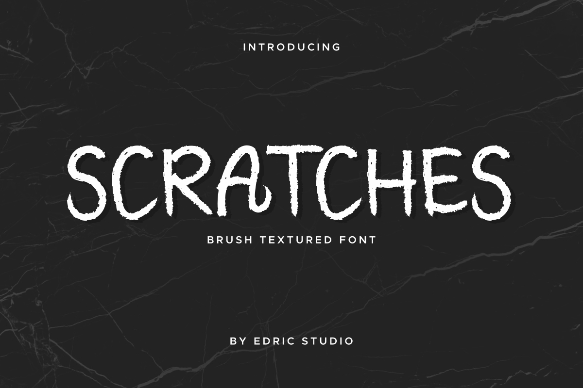 Scratches Font | Edric Studio | FontSpace