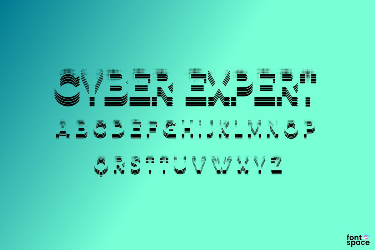 Cyber Expert Font | Vladimir Nikolic | FontSpace