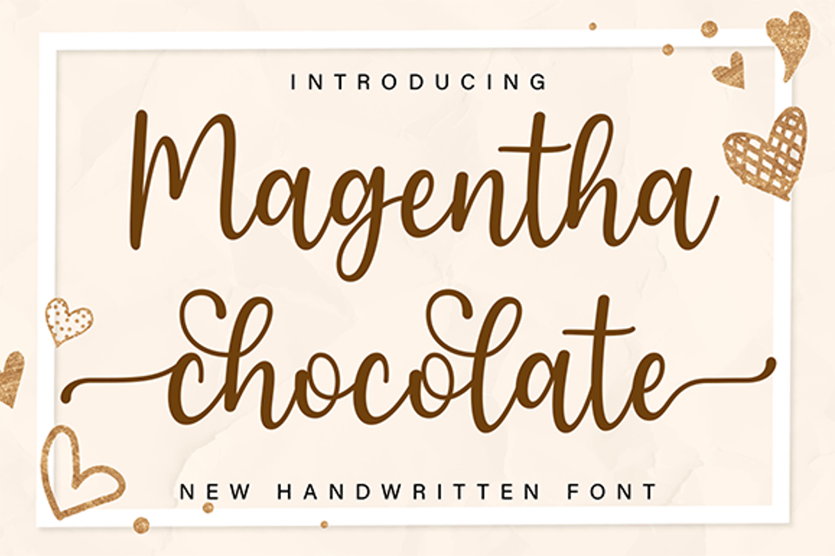 Magentha Chocolate Font - Free Download