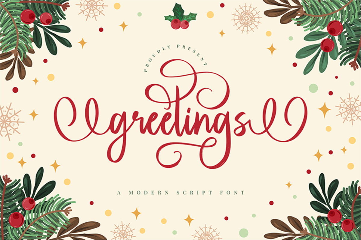 Greetings Font | Alpaprana | FontSpace