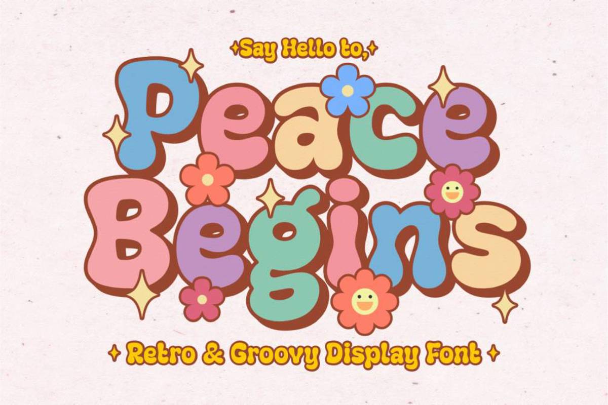 Peace Begins Font - Free Download