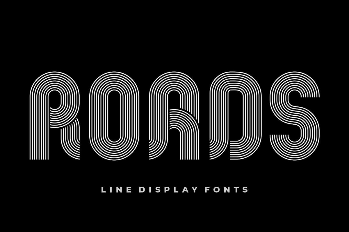 Roads Font | hansco | FontSpace