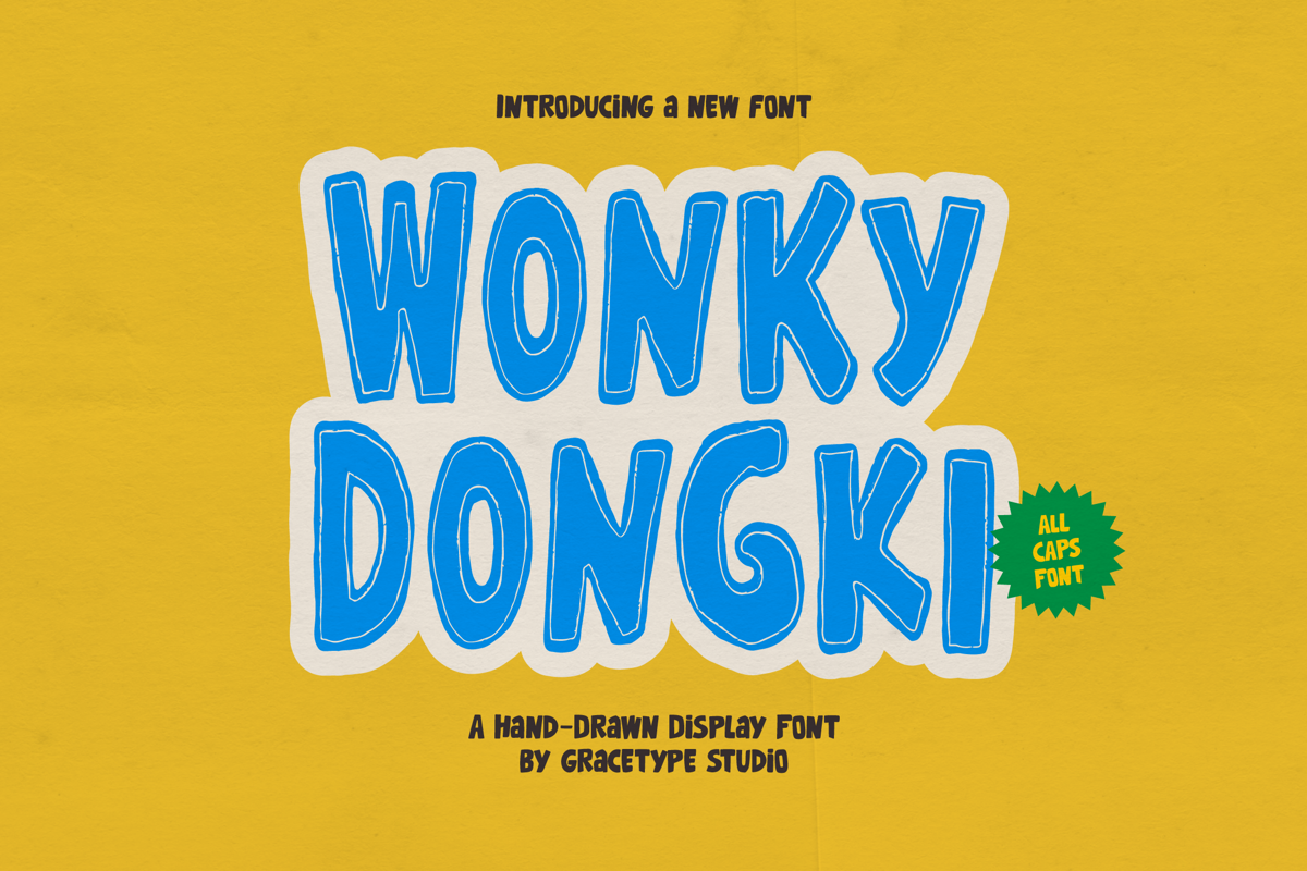 Wonky Dongki Font - Free Download