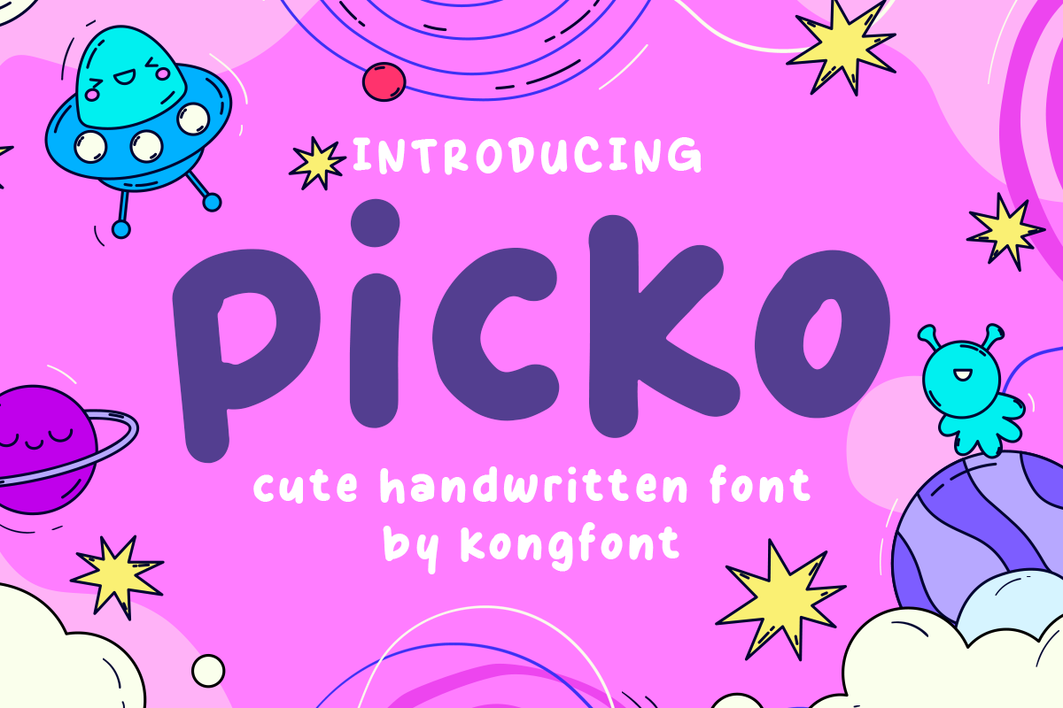Picko Font | Fontkong | FontSpace