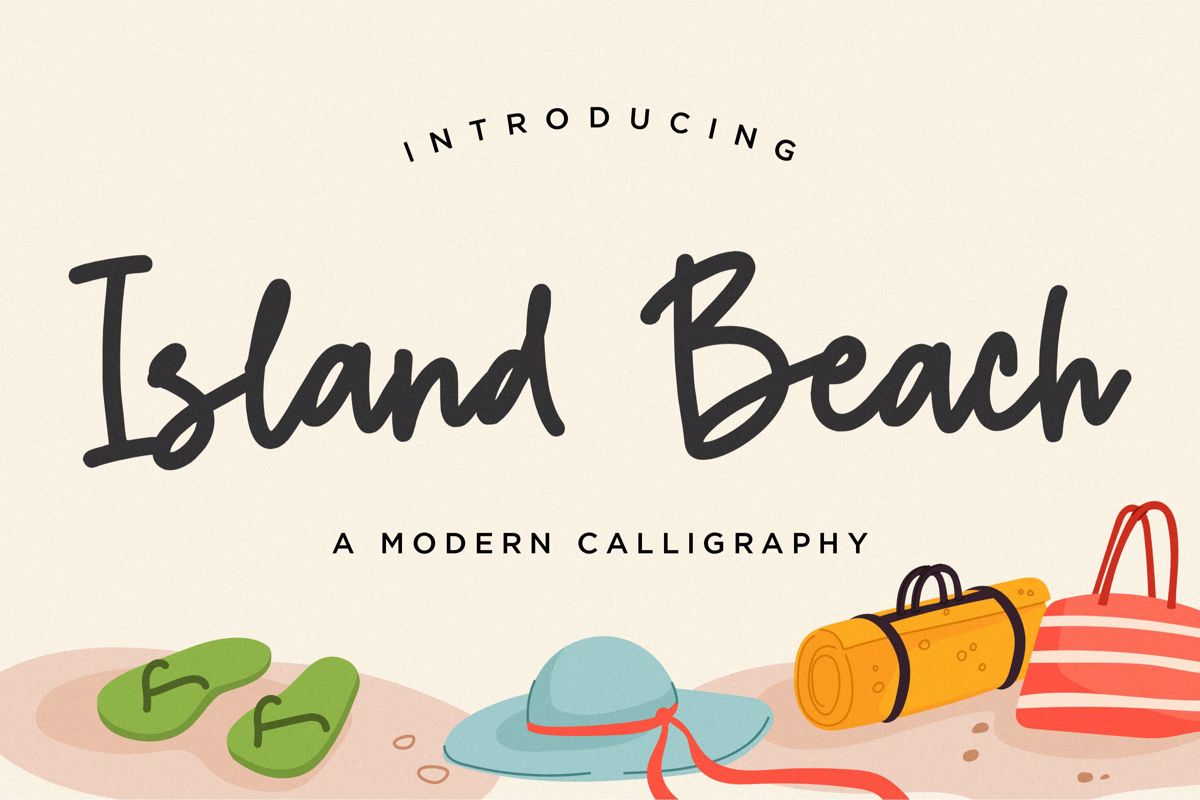 Island Beach Font | balpirick | FontSpace
