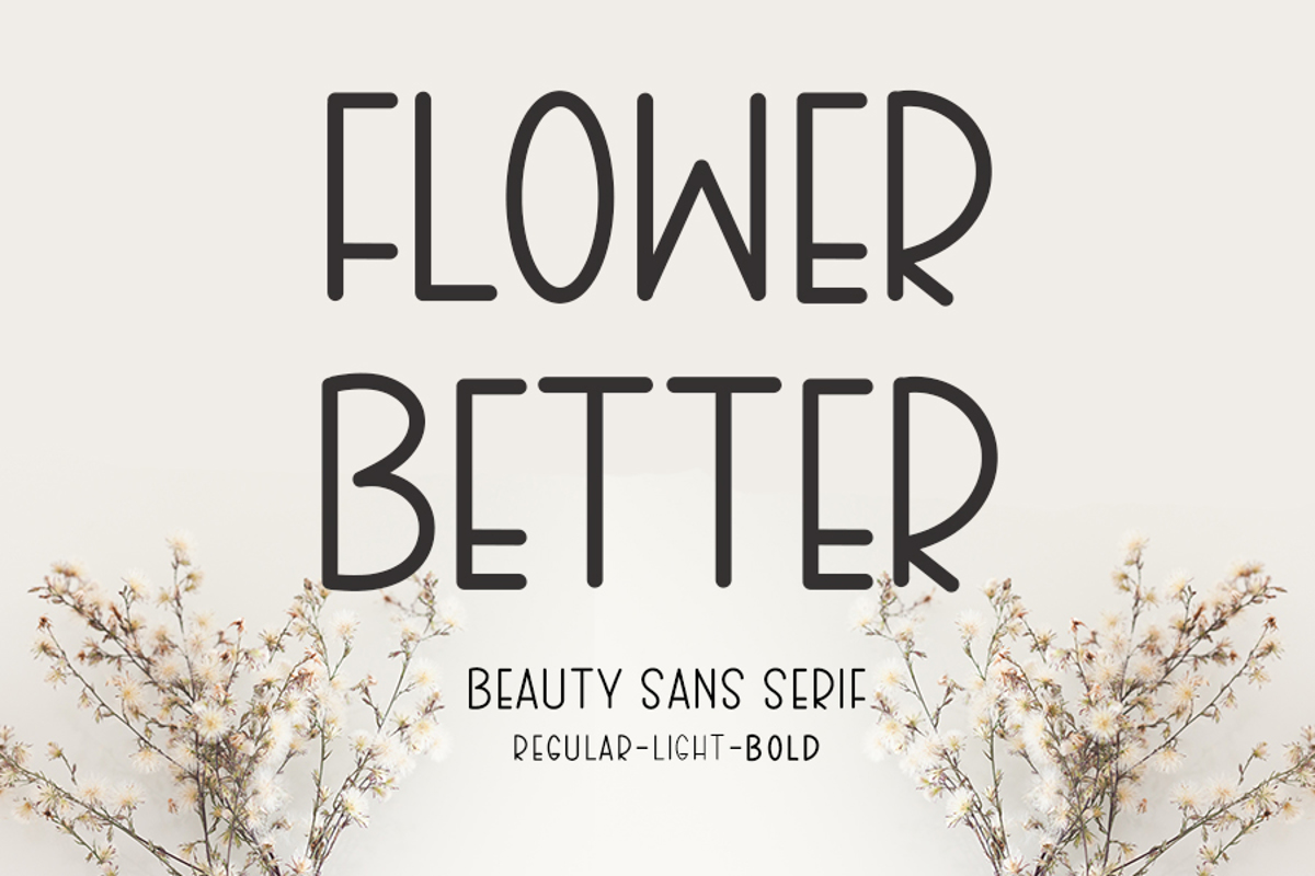 FLOWER BETTER Font | FreshTypeINK | FontSpace