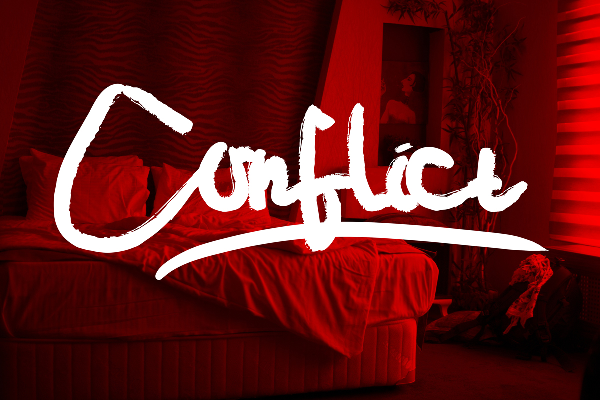 Conflict Font - Free Download