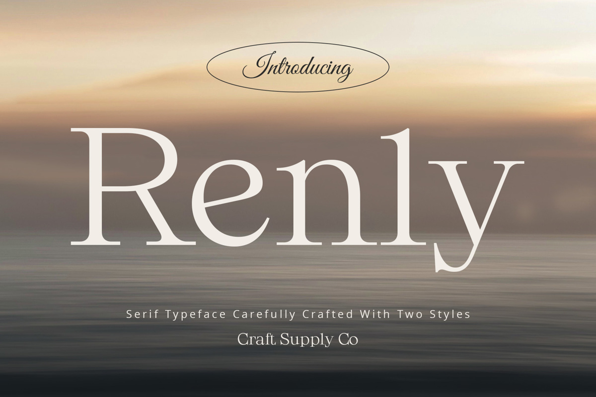 Renly Font | craftsupplyco | FontSpace
