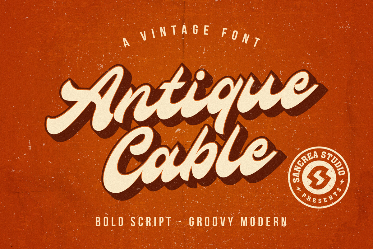 Antique Cable Font - Free Download
