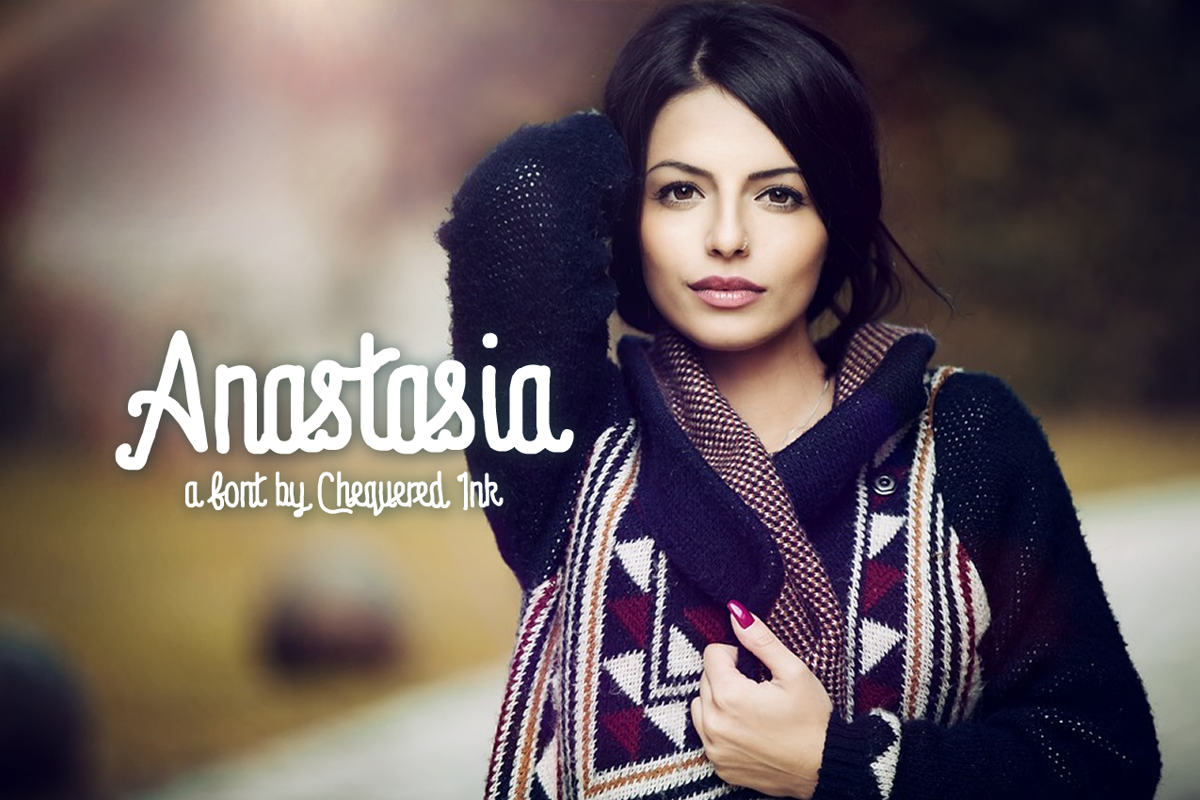 Anastasia Font | Chequered Ink | FontSpace
