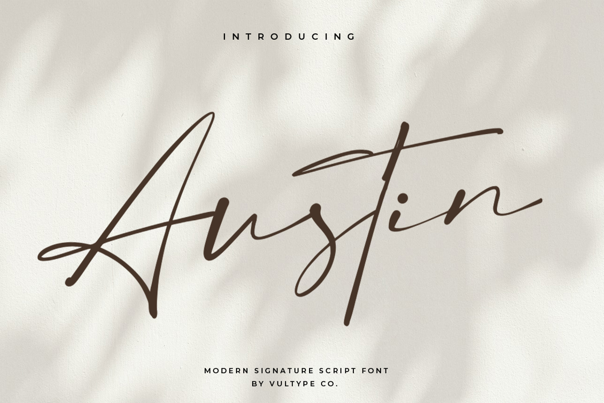 Austin Font | Vultype | FontSpace