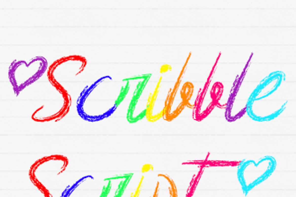 Scribble Script Font | Misti's Fonts | FontSpace