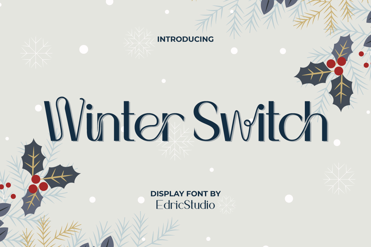 Winter Switch Font - Free Download