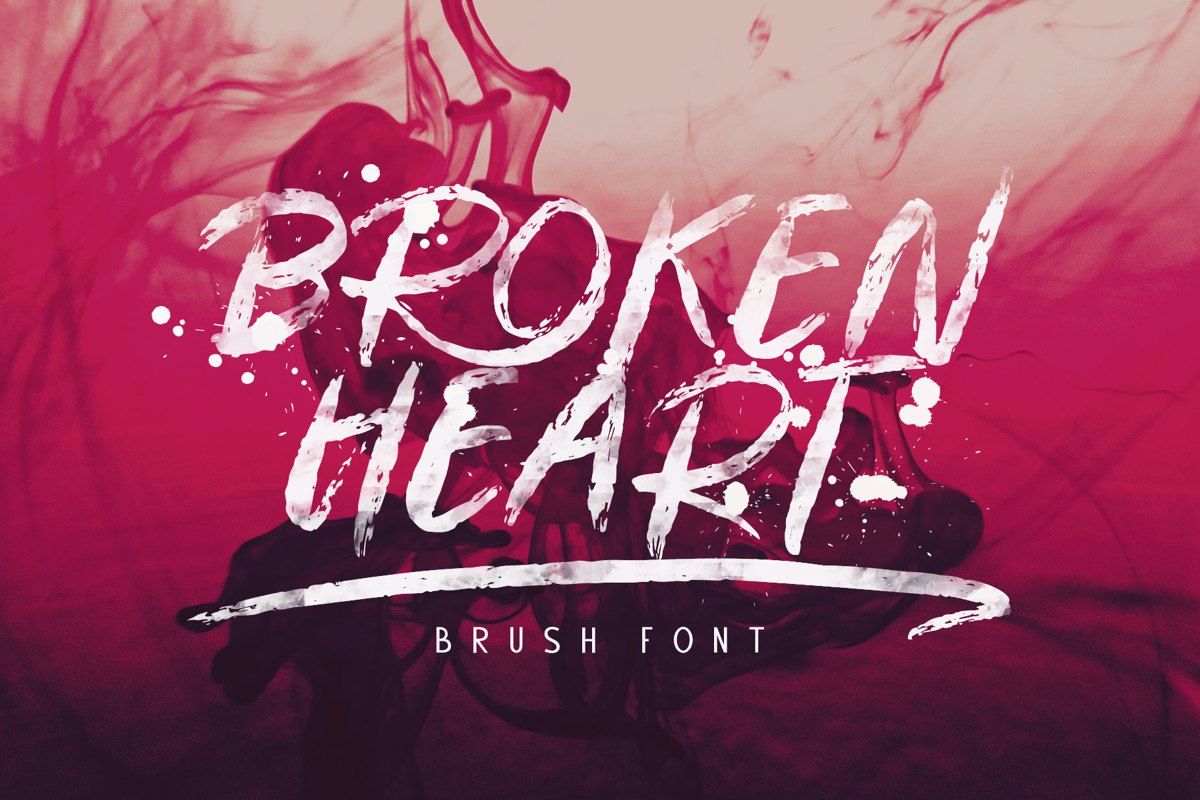 BROKEN HEART Font | Alit Design | FontSpace