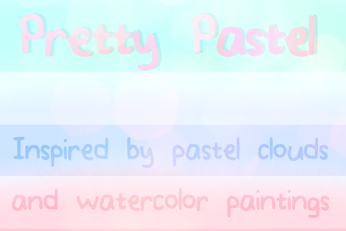 Pretty_Pastel Font | fluffybanana101 | FontSpace
