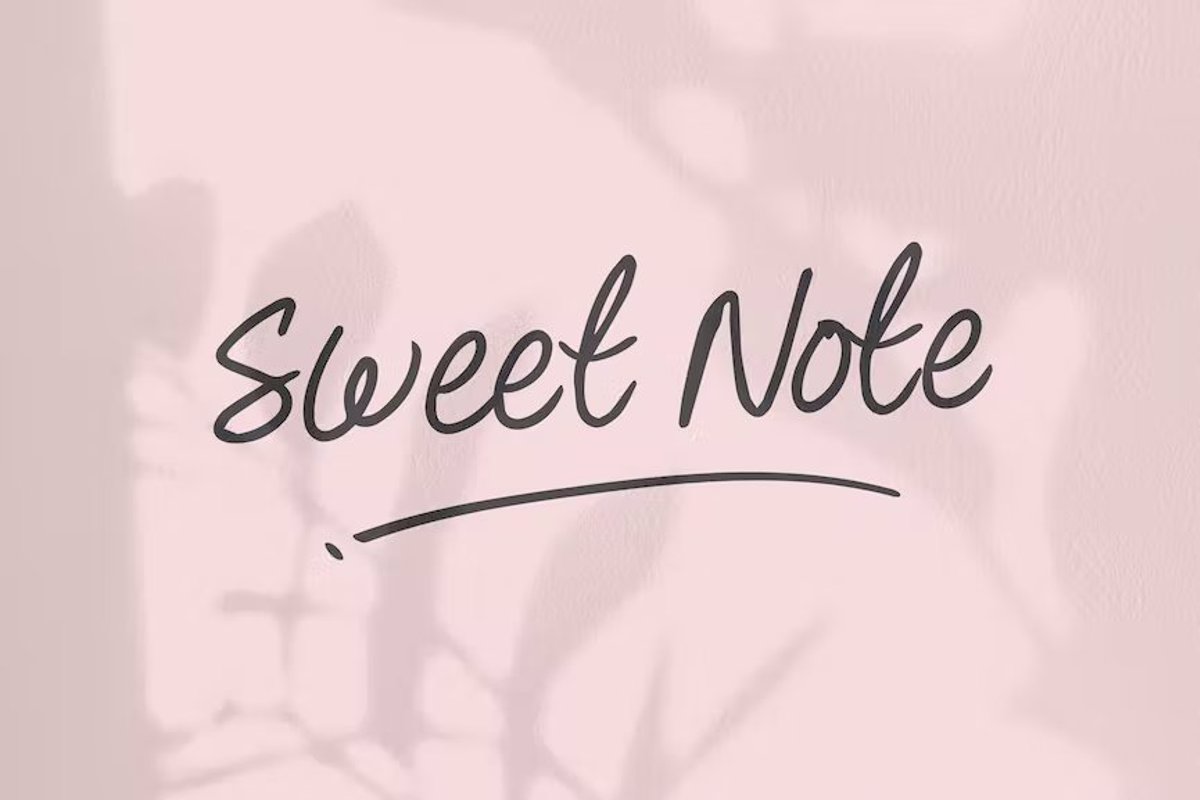 Sweet Note Font - Free Download