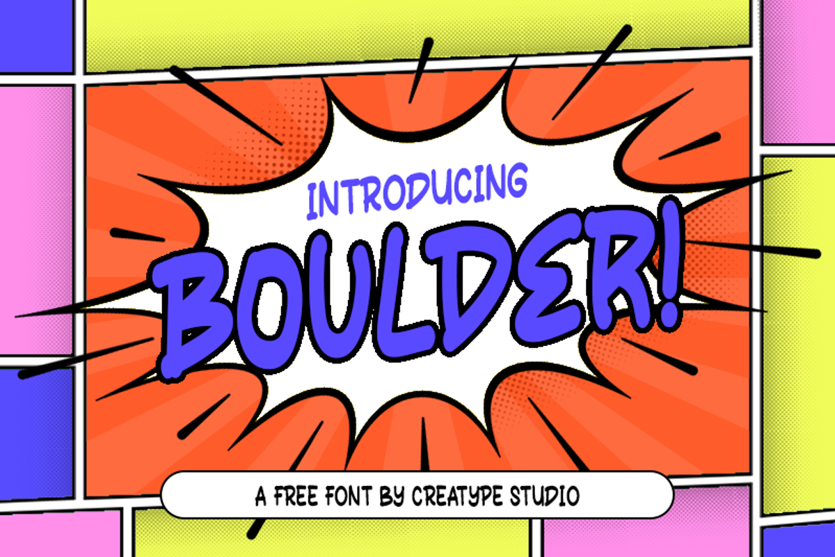 Boulder Font - Free Download