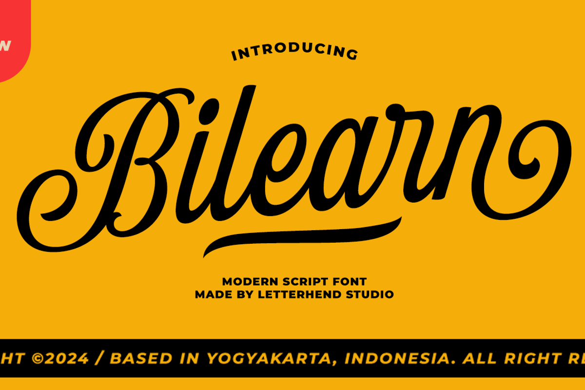 Bilearn Font | Letterhend Studio | FontSpace