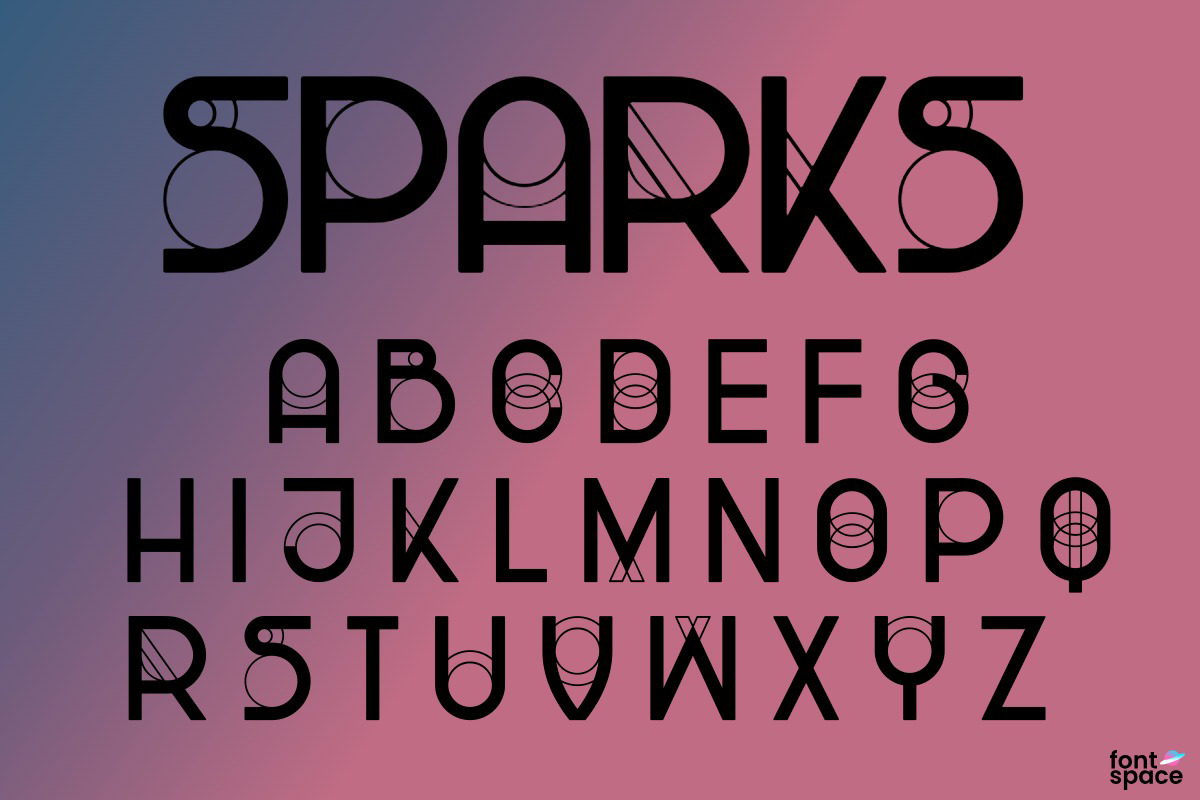 Sparks Font | Vladimir Nikolic | FontSpace