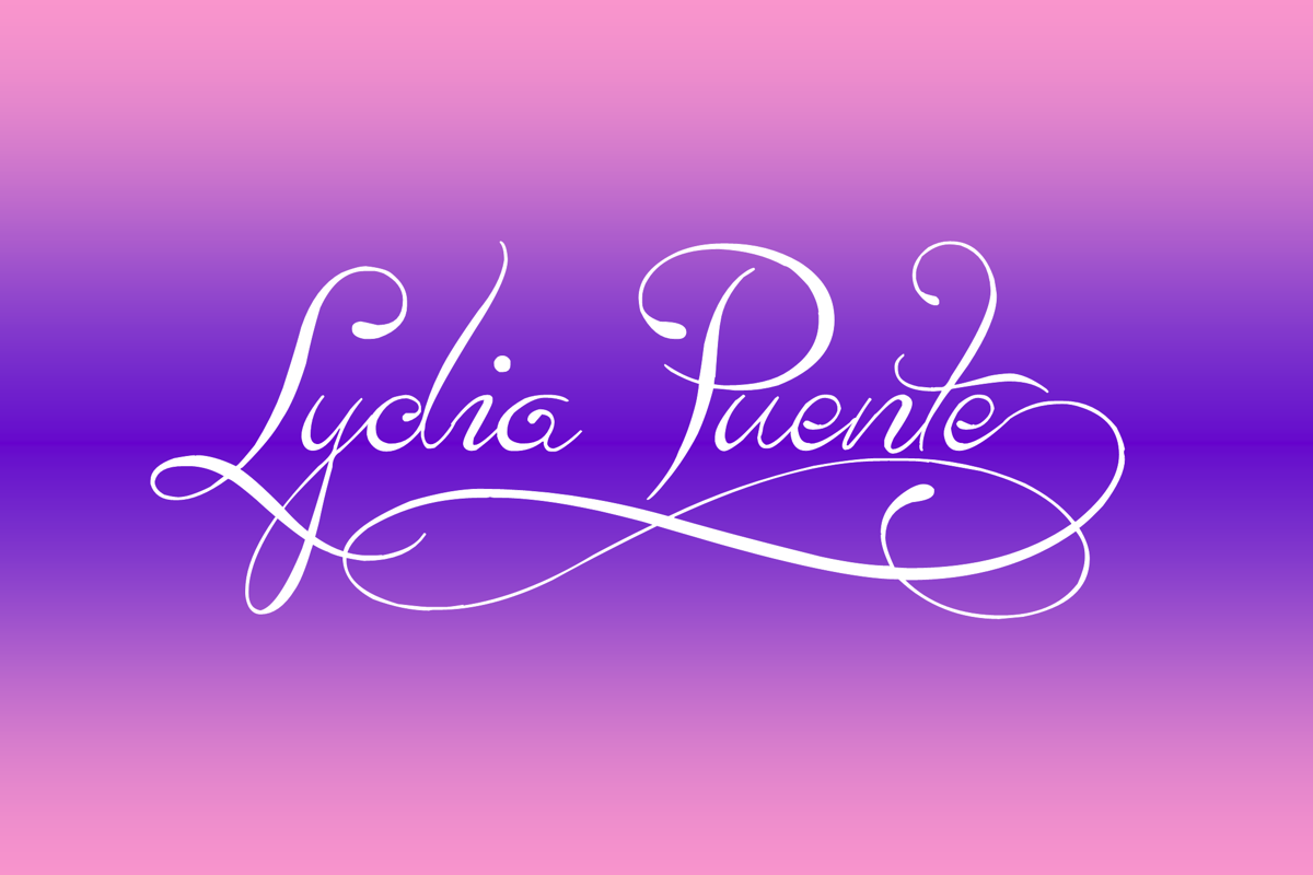 Lydia Puente) Font | Jonathan S. Harris | FontSpace