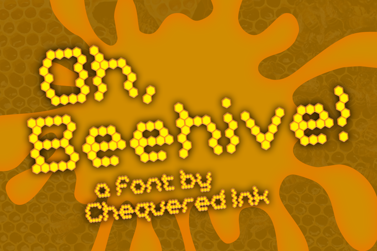 Oh, Beehive! Font | Chequered Ink | FontSpace