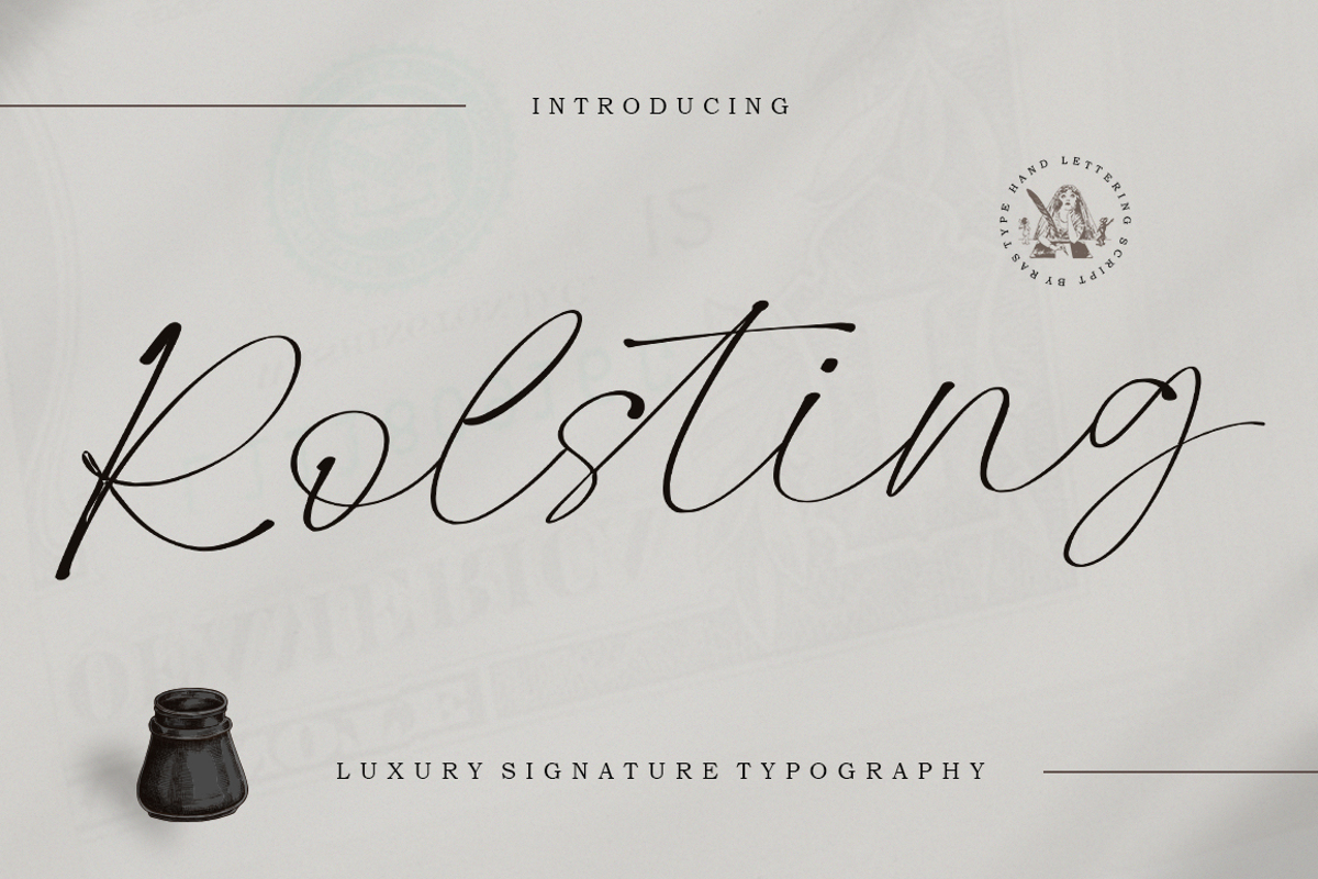 Rolsting Script Font | megatype | FontSpace