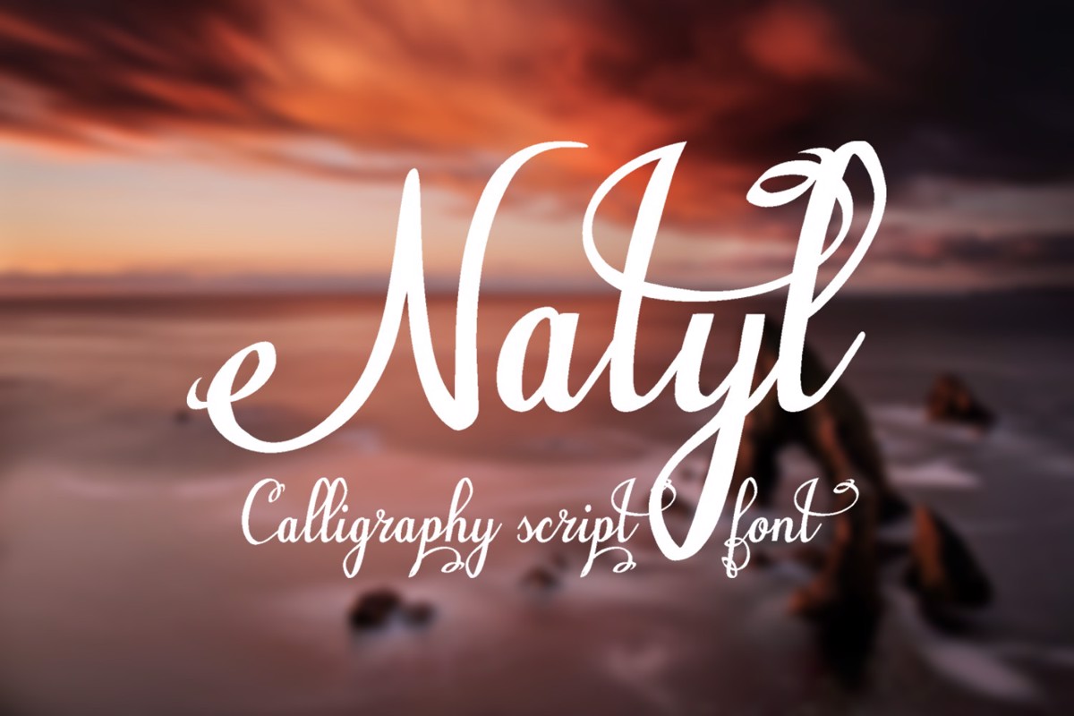 Natyl Font | Eva Barabasne Olasz | FontSpace