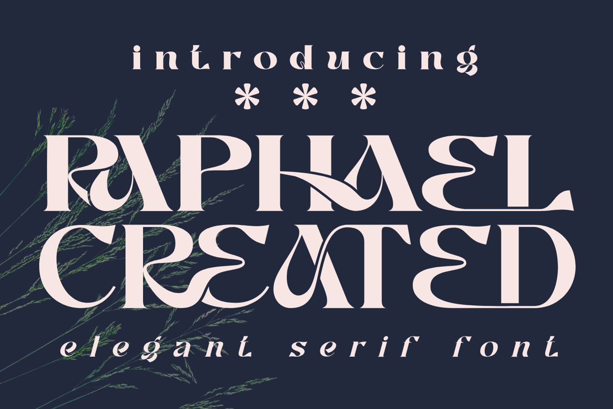 RAPHAEL CREATED Font | 177Studio | FontSpace