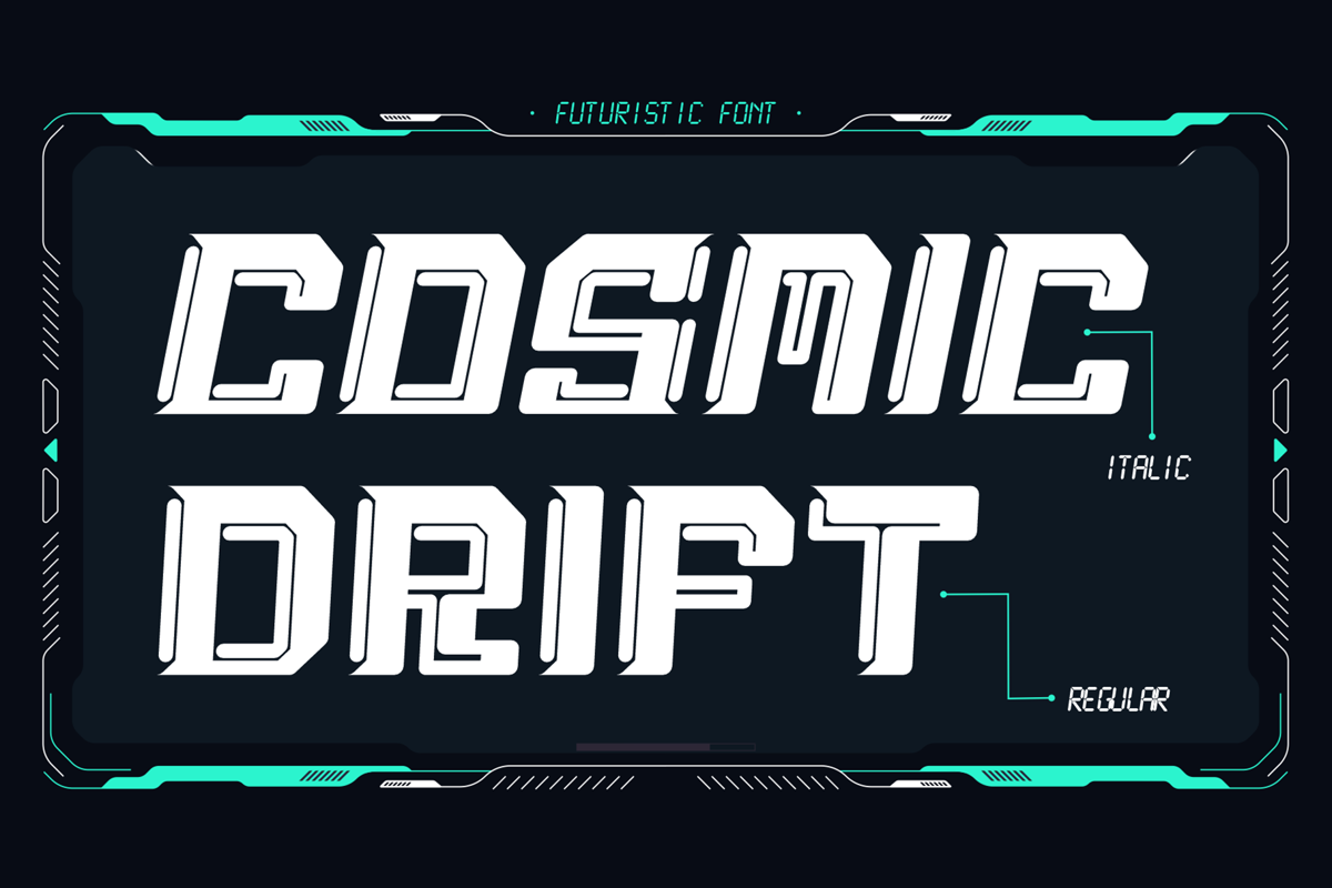 Cosmic Drift Font - Free Download