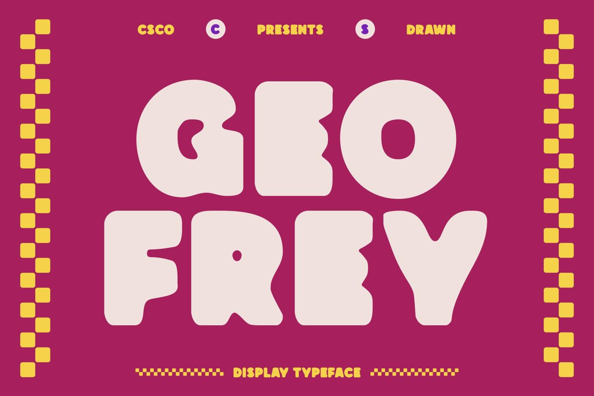 CS Geofrey Drawn Font - Free Download
