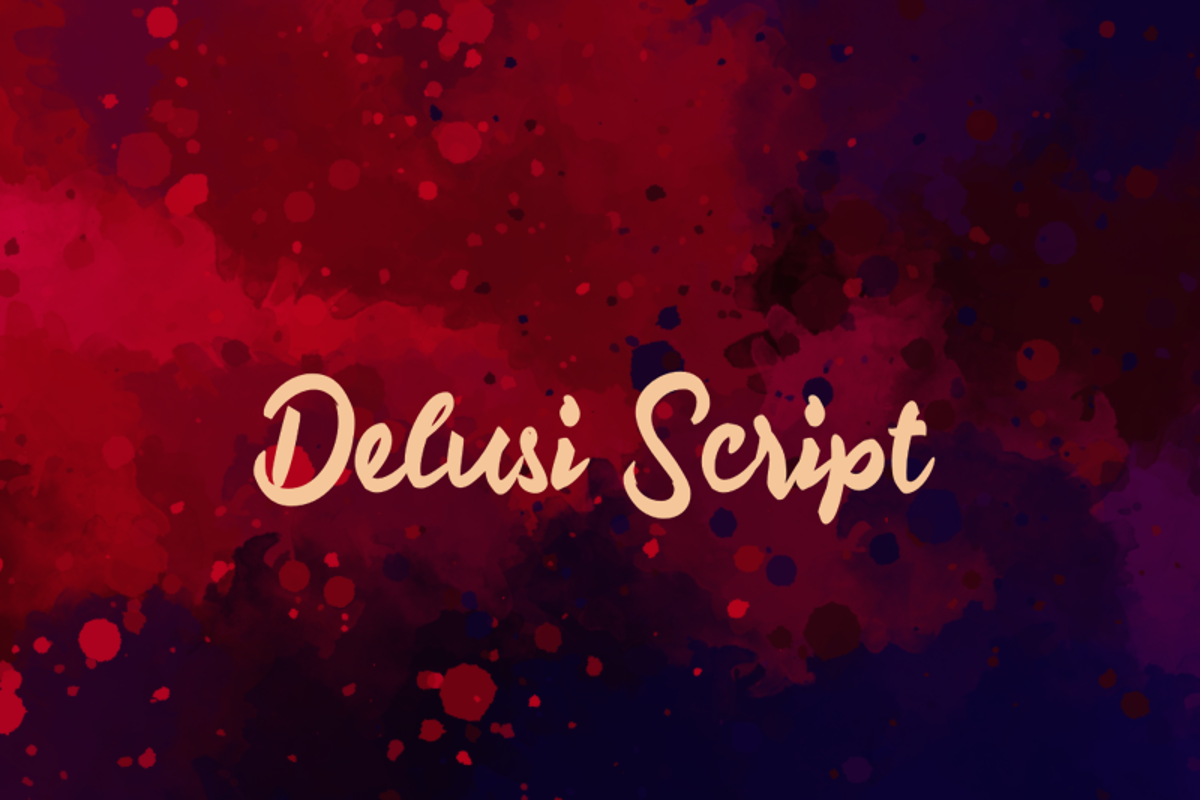 D Delusi Script Font | wepfont | FontSpace