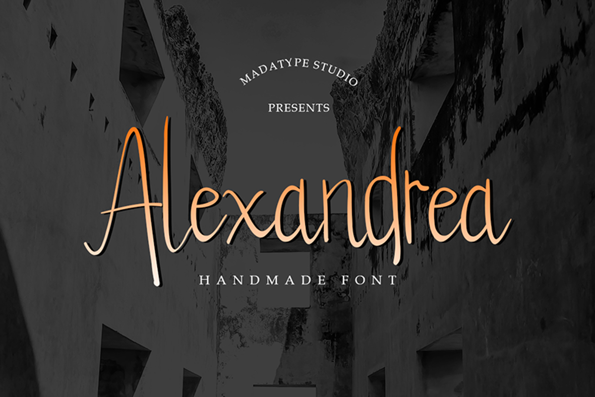 Alexandrea Font | Madatype Studio | FontSpace