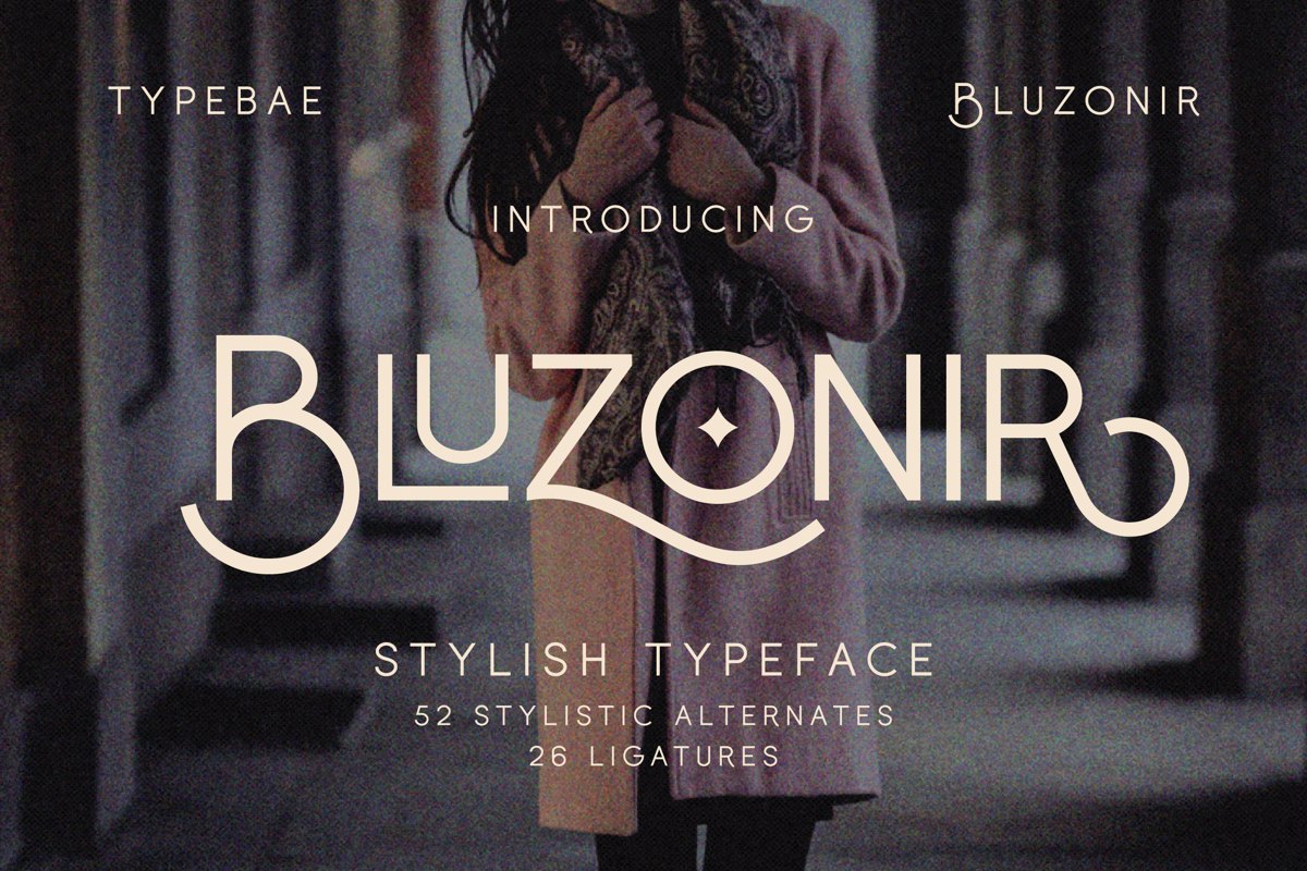 Bluzonir Font | Typebae | FontSpace