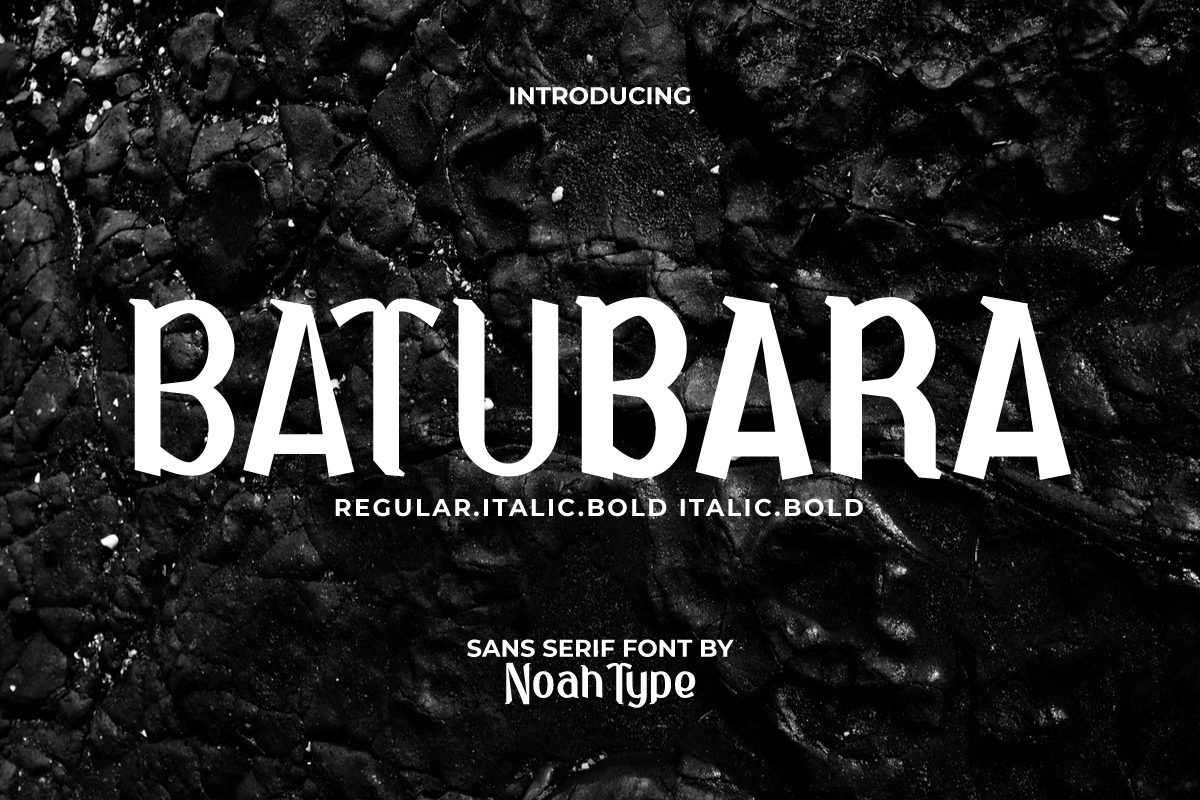 Batubara Font | noahtype | FontSpace