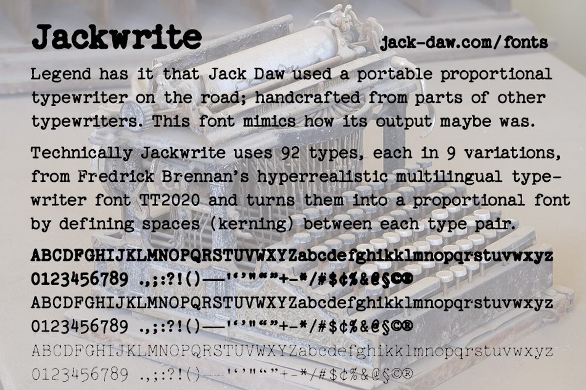 Jackwrite Font - Free Download