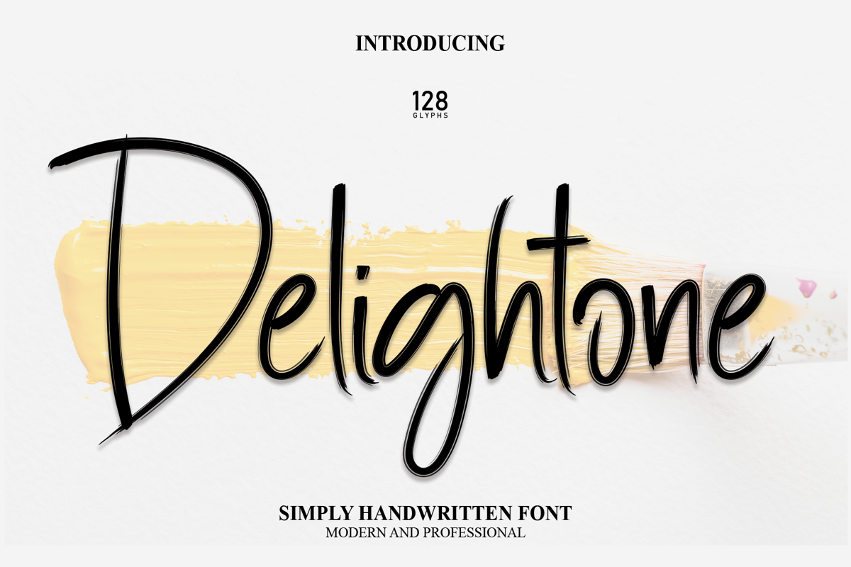 Delightone Font | scratchones_creative | FontSpace