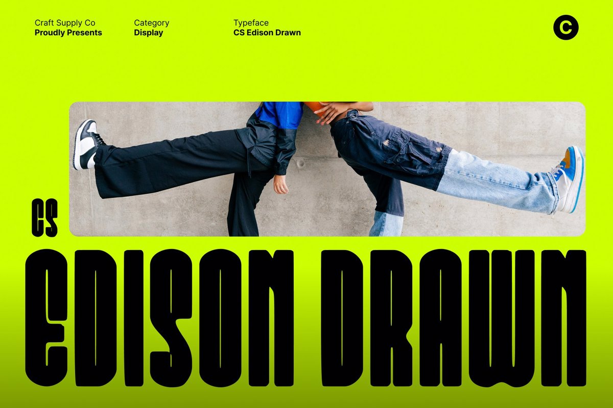 CS Edison Drawn Font - Free Download