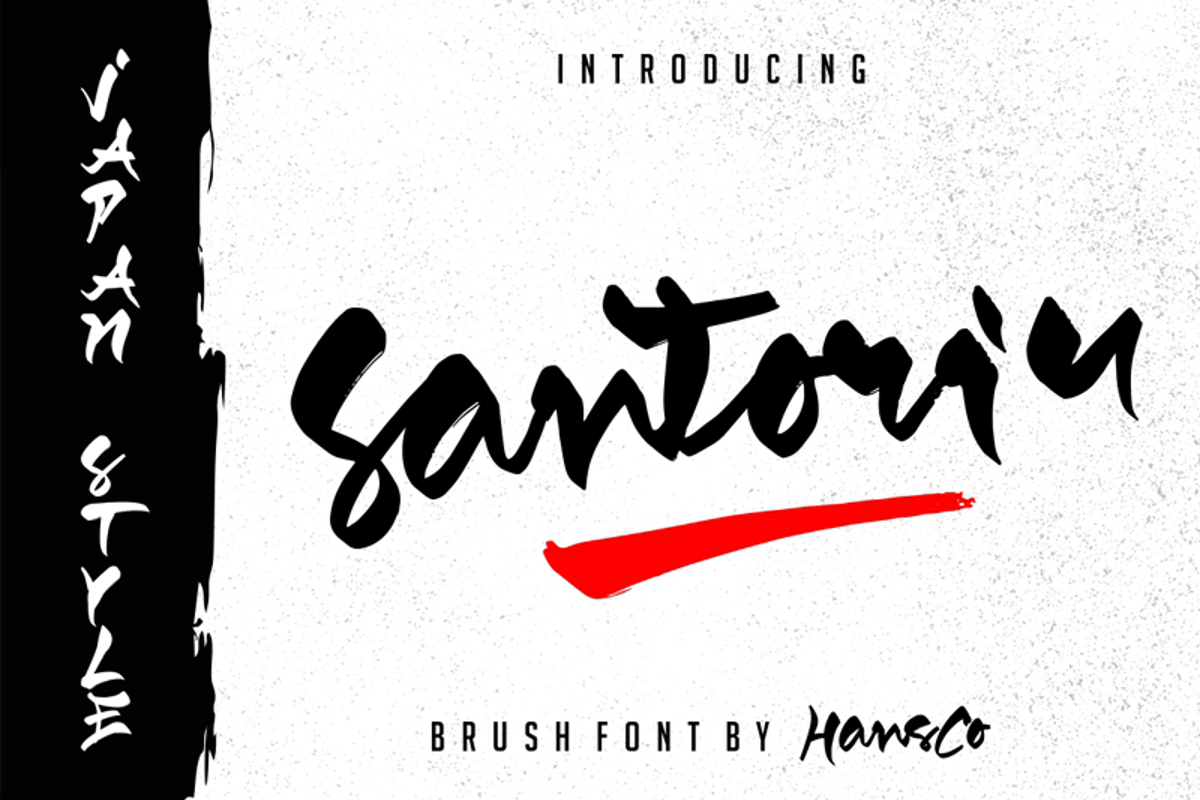 Santoriu Font | hansco | FontSpace