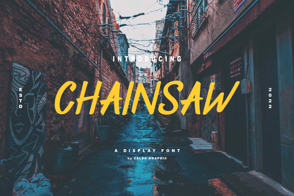 Chainsaw Font | saberstudio | FontSpace