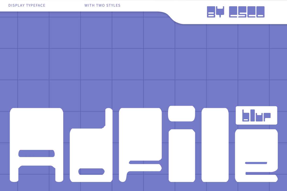 Adfile Blur Font - Free Download